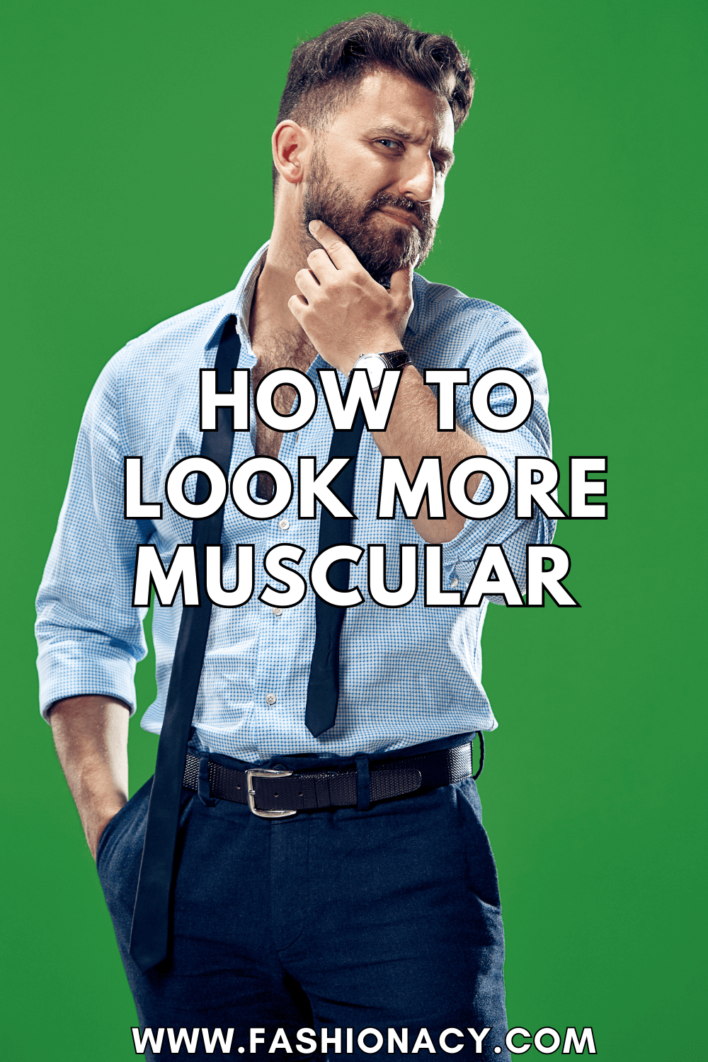 How to Dress For Skinny Body Type (Look More Muscular)