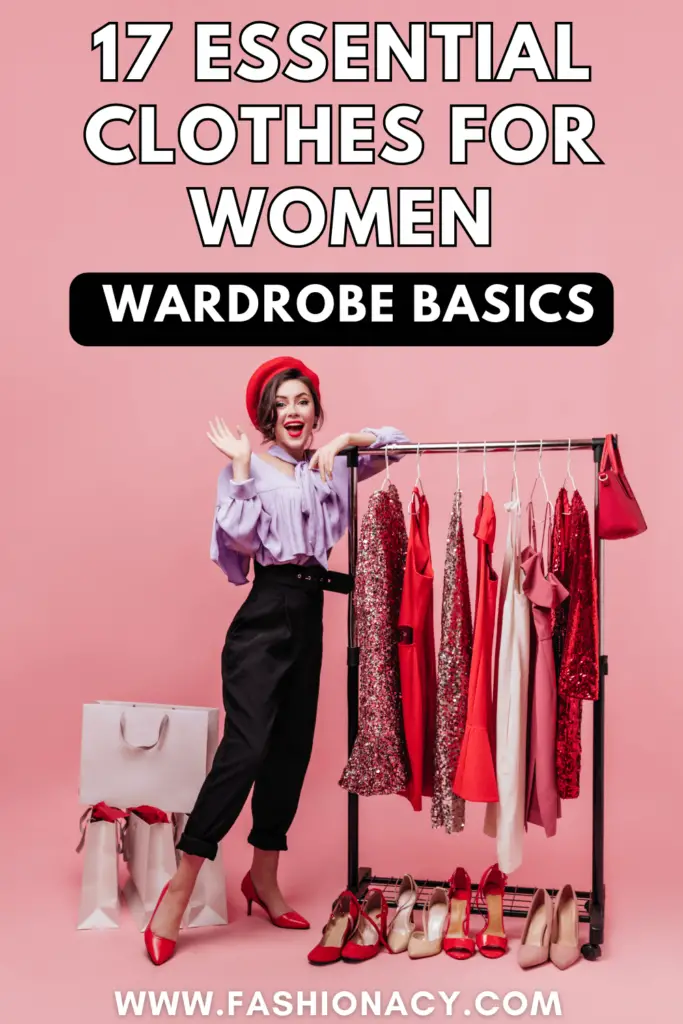 17 Women's Basics Clothes (Wardrobe Essentials)