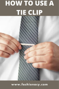 How to Use a Tie Clip (The Right Way to Wear One)