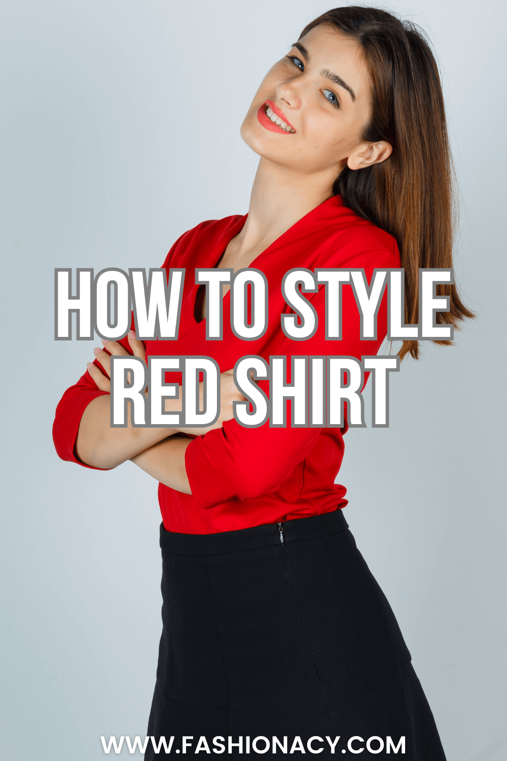 How to Style Red Shirt For Women