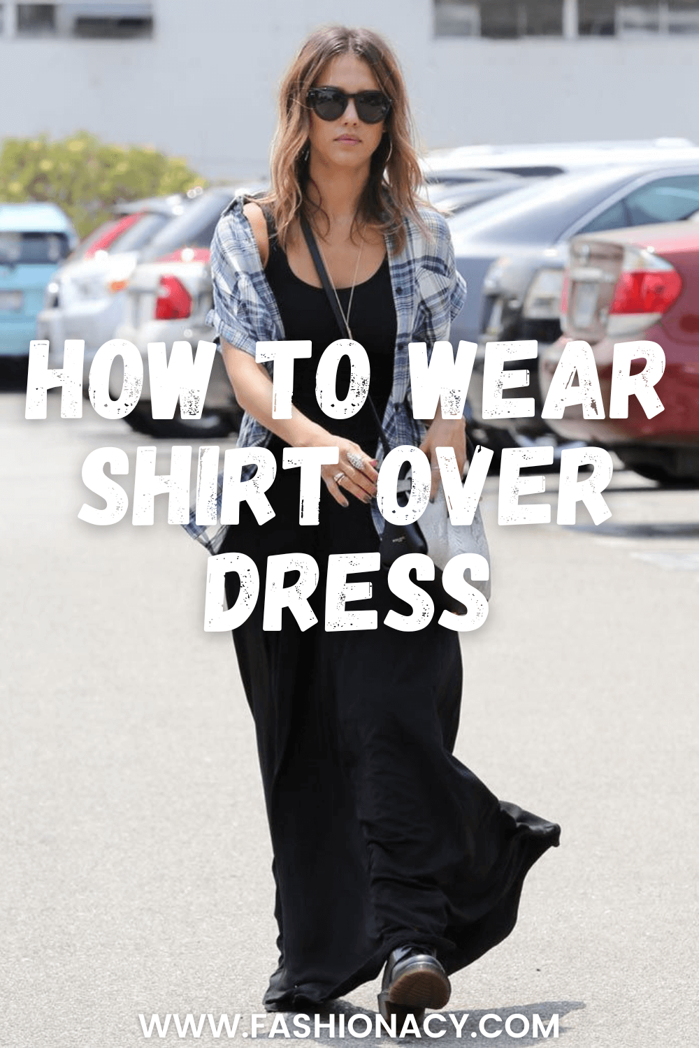 How to Wear Shirt Over Dress