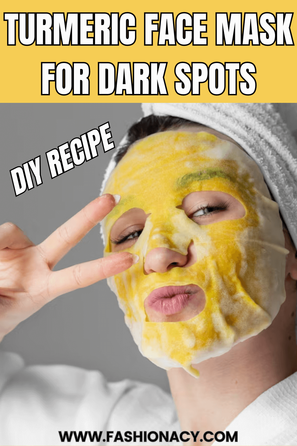 Dark Spots Face Mask DIY