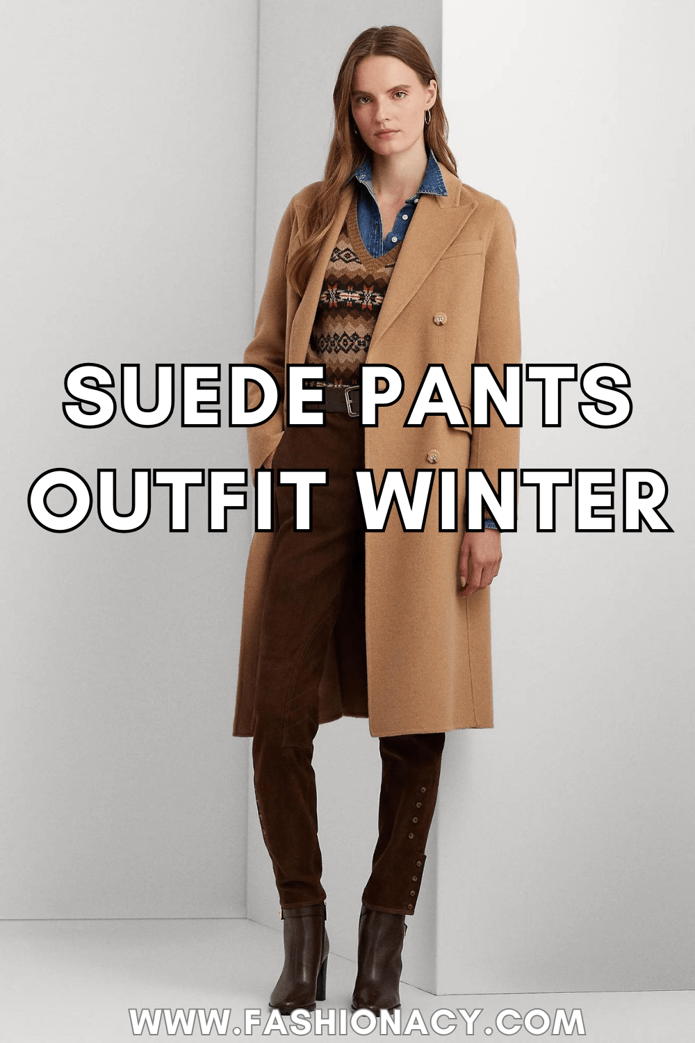 How to Style Suede Pants
