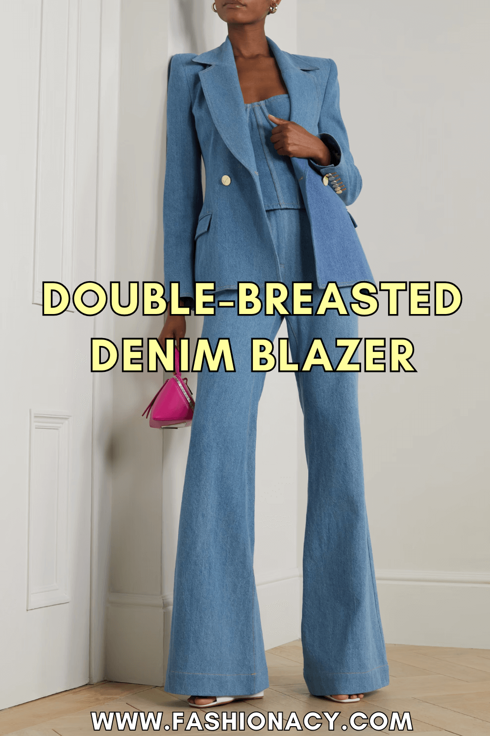 Denim Blazer Outfits For Women