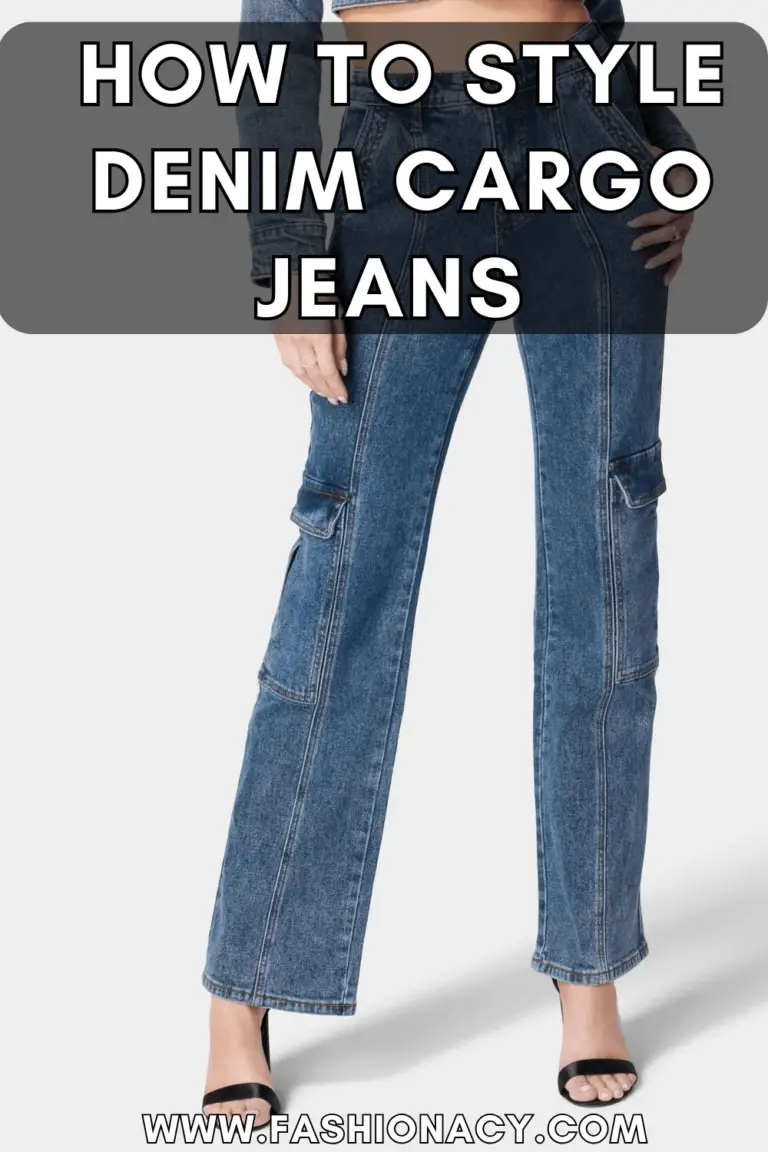 How to Style Denim Cargo Jeans