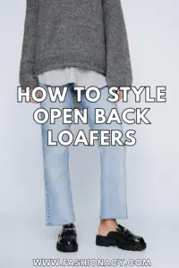 How to Style Open Back Loafers