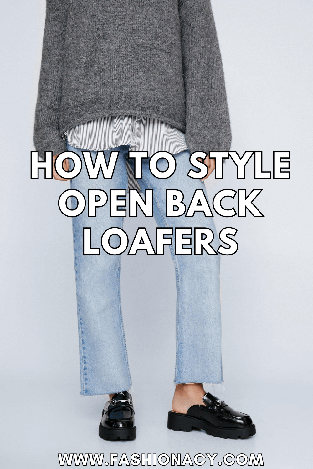 How to Style Open Back Loafers