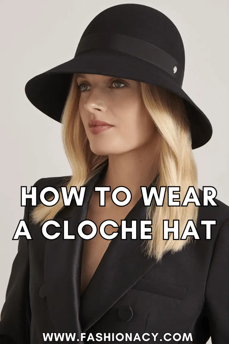 How to Wear a Cloche Hat