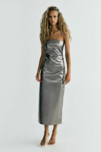 Metallic Dress Outfit