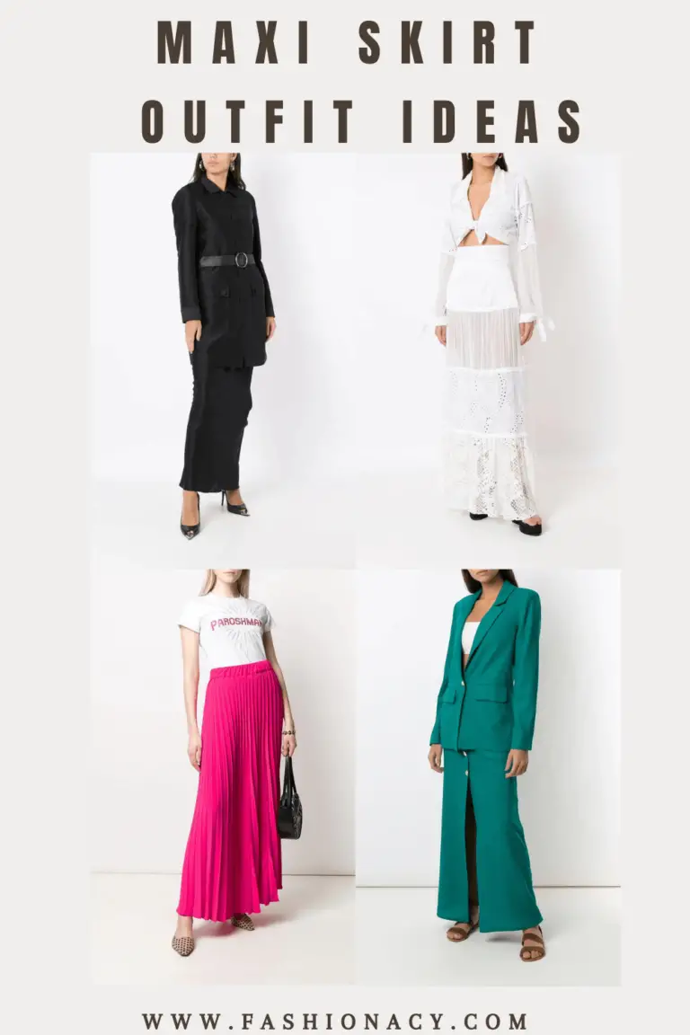 Maxi Skirt Outfit Ideas