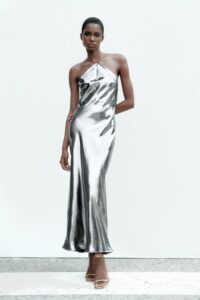 Metallic Dress Outfit