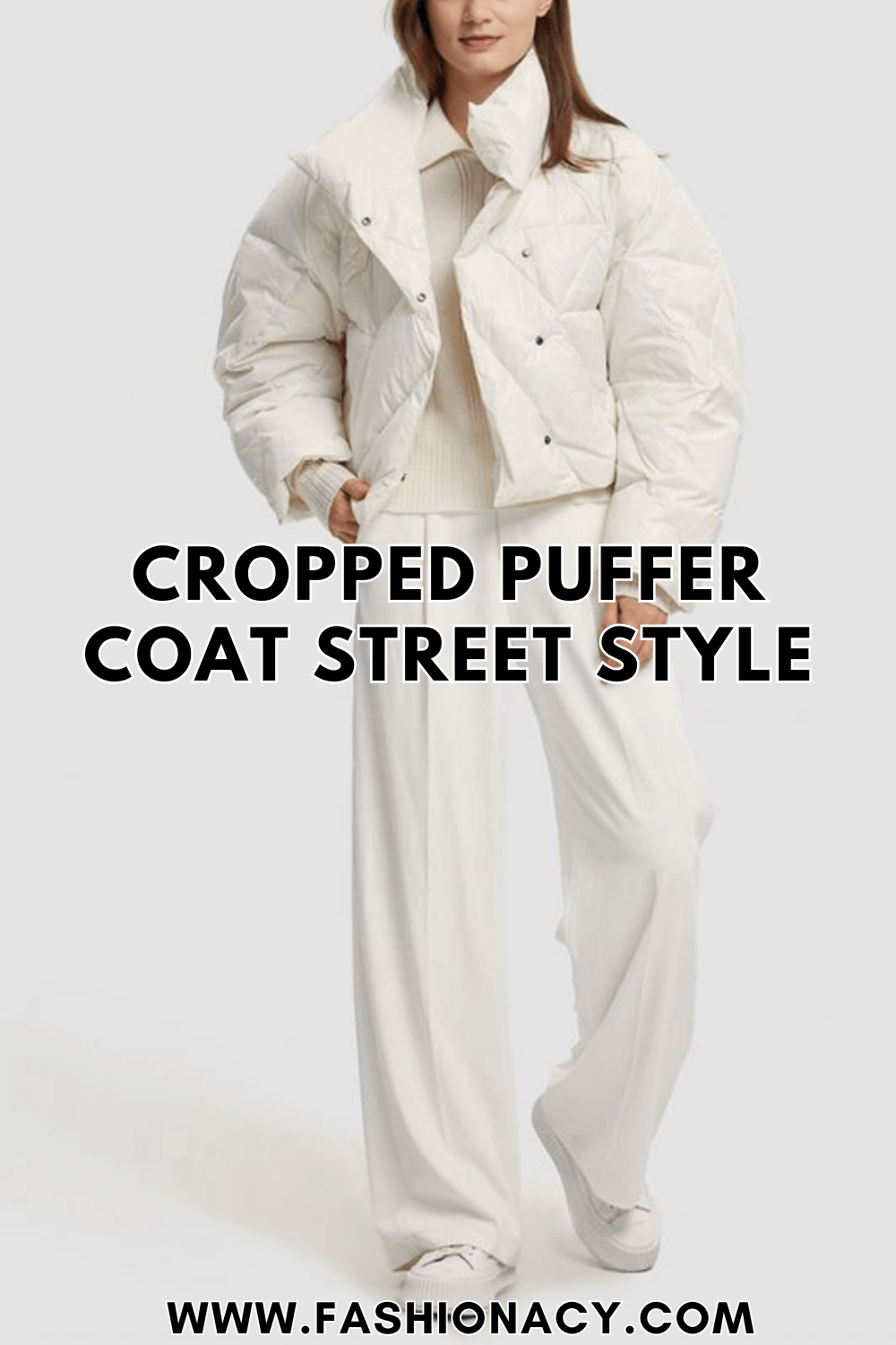 Cropped Puffer Coat Outfit