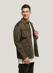 Multi Pocket Jacket Men Outfit