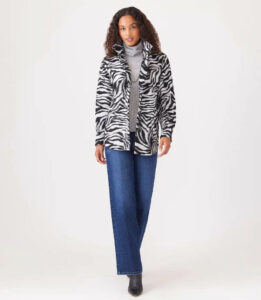 Zebra Print Jacket Outfit