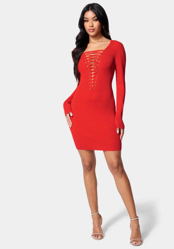 Cute Red Sweater Dresses