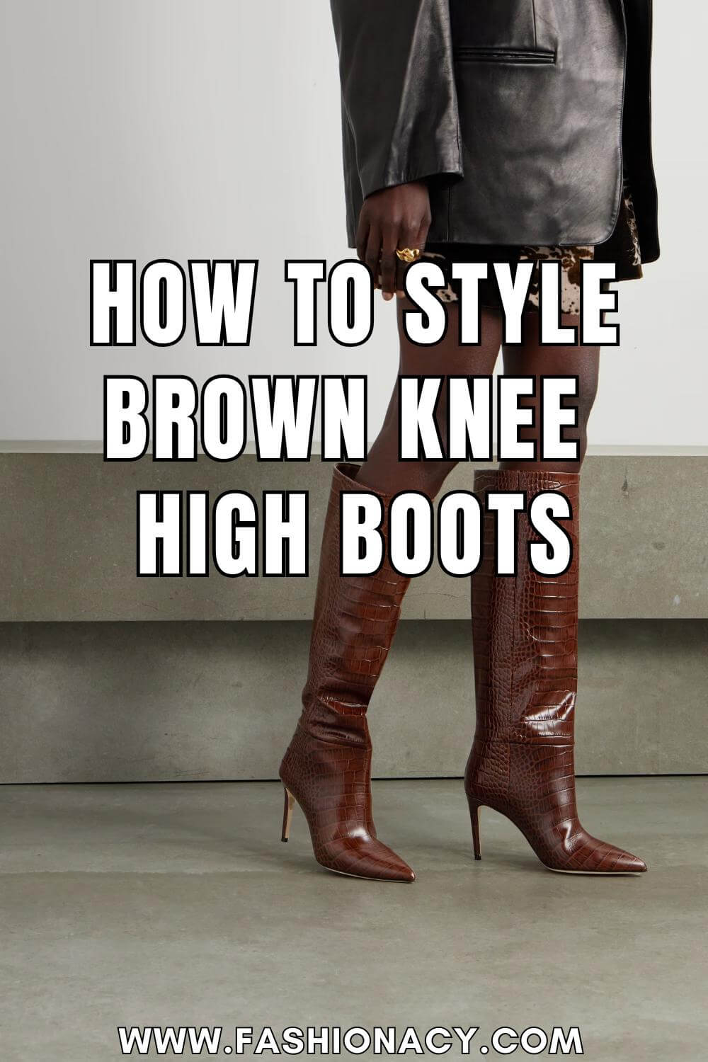 How to Style Knee-High Boots