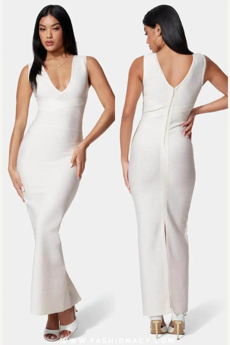 Long Bodycon Dress Outfits