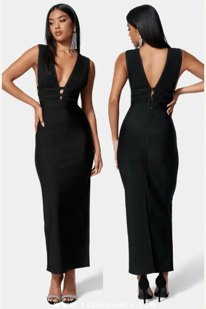 Maxi Bodycon Dress Outfits