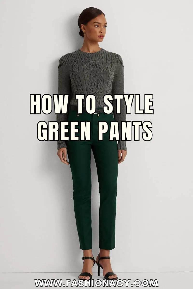 How to Style Green Clothes