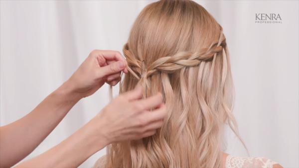 How to Do a Waterfall Braid Step by Step Tutorial