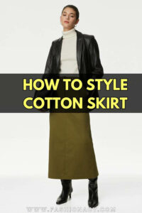 How to Style Cotton Skirts