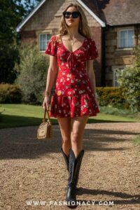 Summer Dress With Boots
