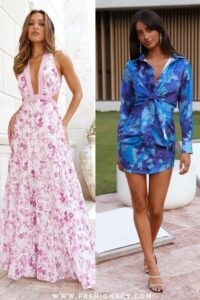 Summer Floral Dress Outfit Ideas