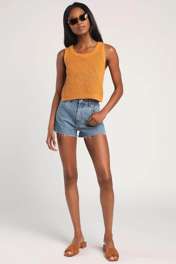 Sweater Tank Top Outfits