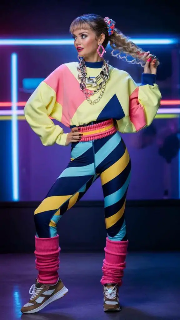 Retro 1980s and 1990s Fashion