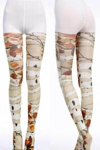 Printed Tights Outfit