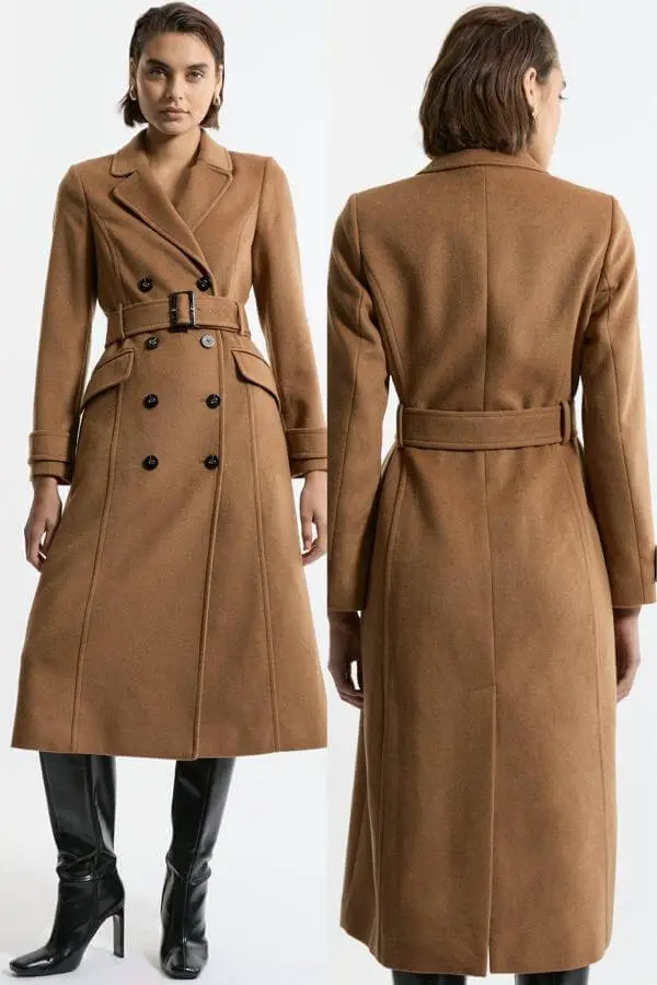 Brown Coat Outfits For Women