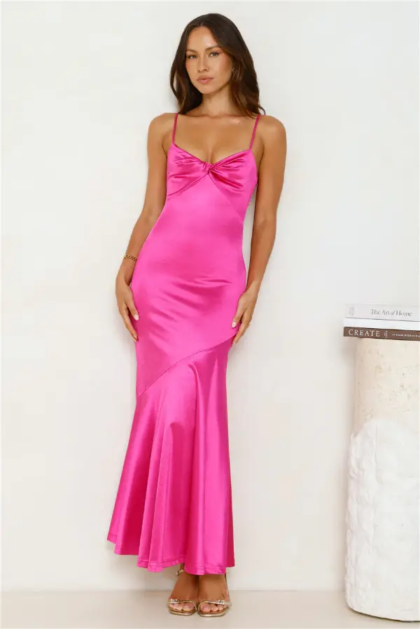 10 Amazing Pink Satin Dress Outfit Ideas to Look Effortlessly Classy