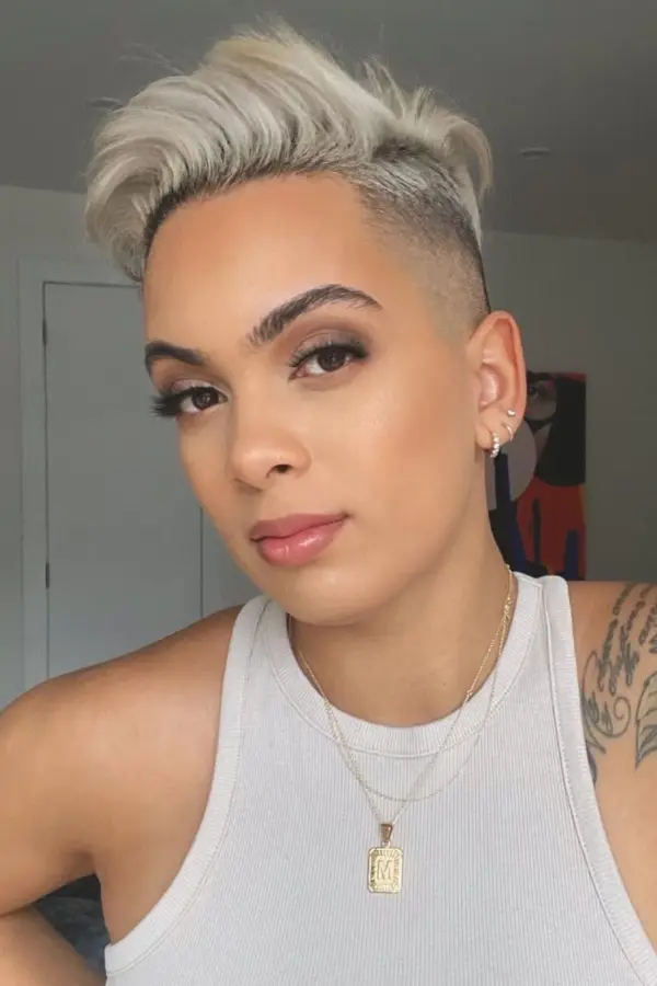 Shaved Sides Pixie Cut: Bold and Seriously Cool