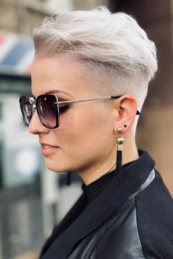 Shaved Sides Pixie Cut: Bold and Seriously Cool