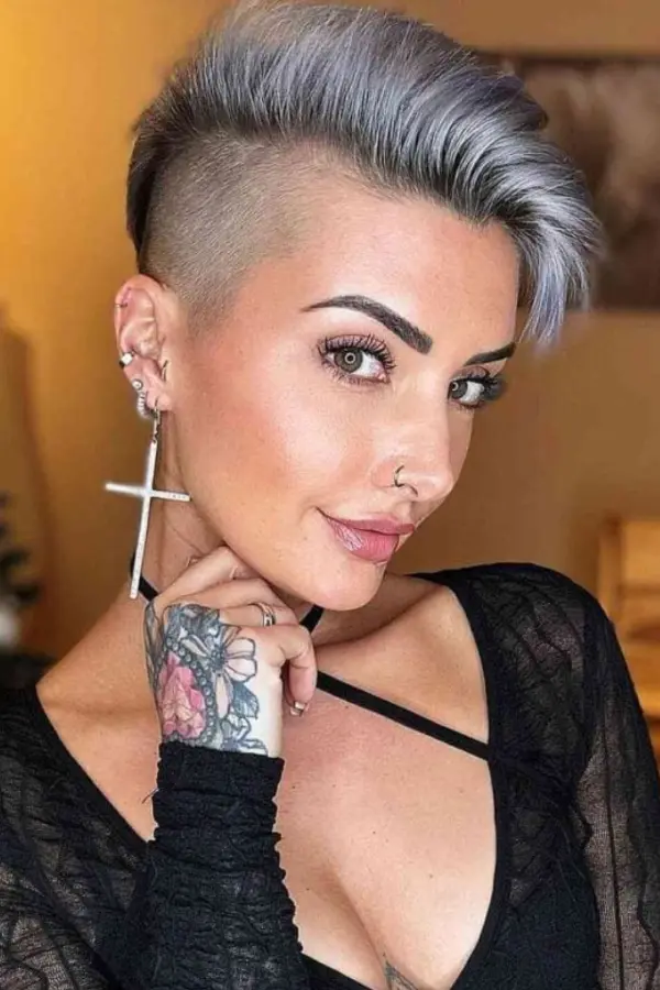 Shaved Sides Pixie Cut: Bold and Seriously Cool