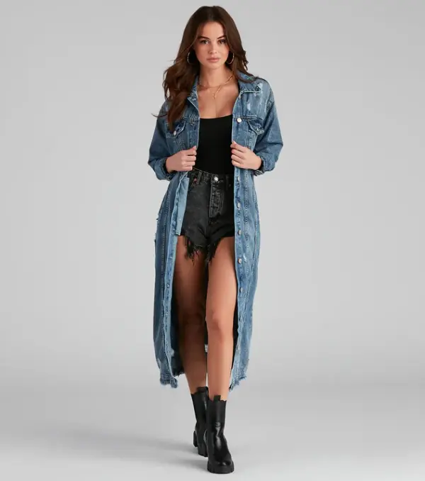10 Long Denim Jacket Outfit Ideas You’ll Want to Wear
