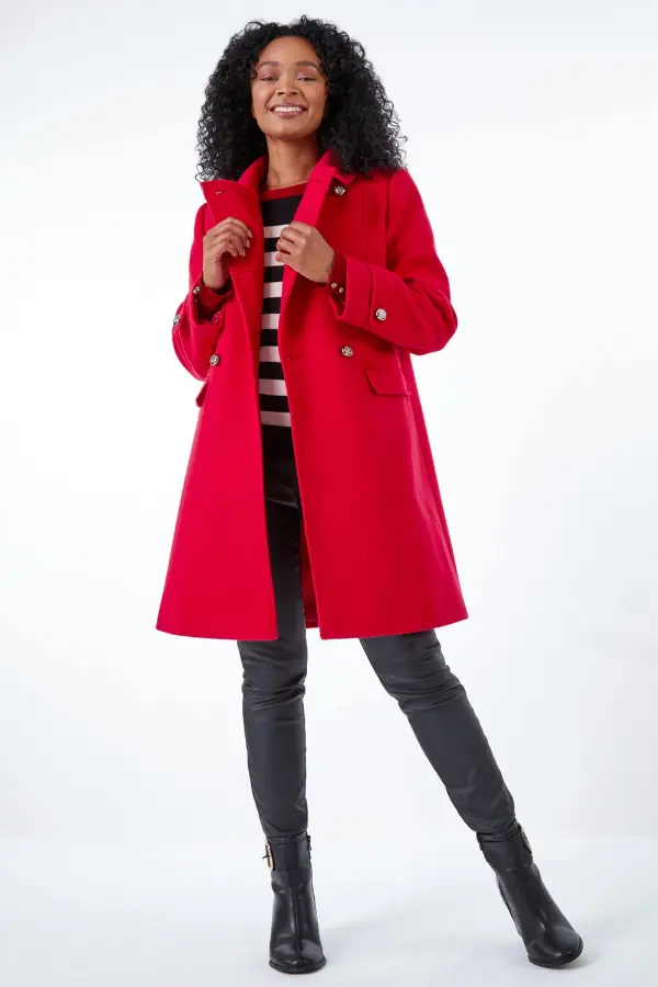 Red Coat Outfit Ideas For Women That Look Bold And Stylish