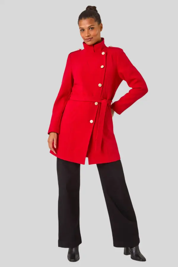 Red Coat Outfit Ideas For Women That Look Bold And Stylish