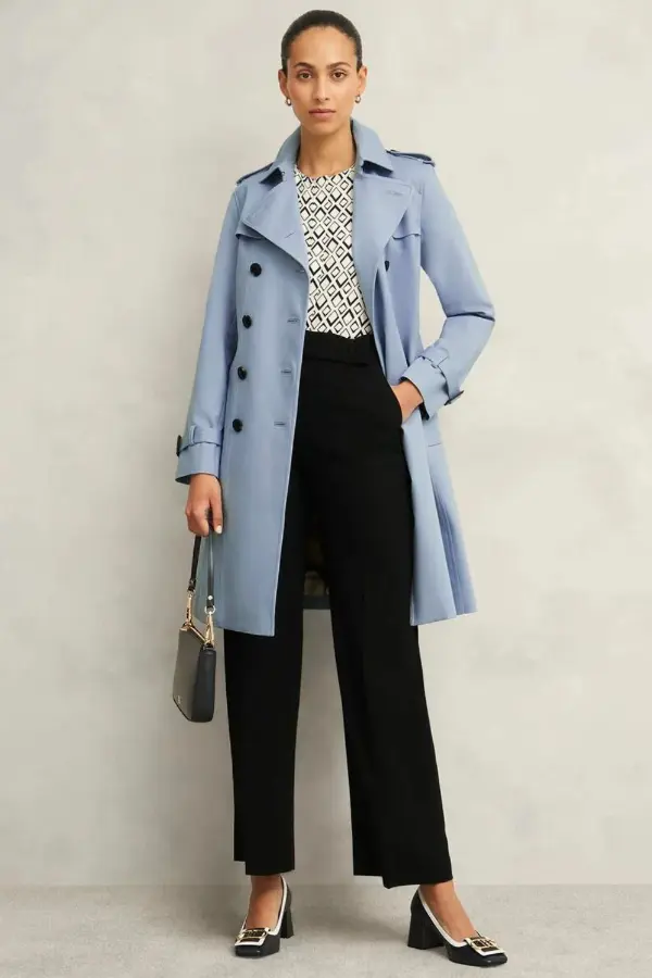 Blue Trench Coat Outfits for Women: Modern Ways to Style a Classic Piece