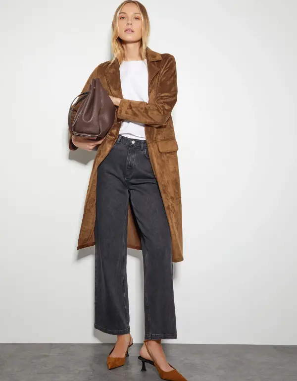 Suede Coat Outfits for Women: Chic, Textured Looks