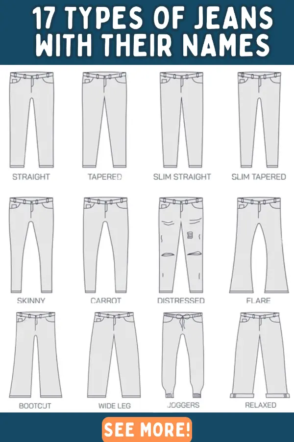 Types of Jeans For Women With Their Names