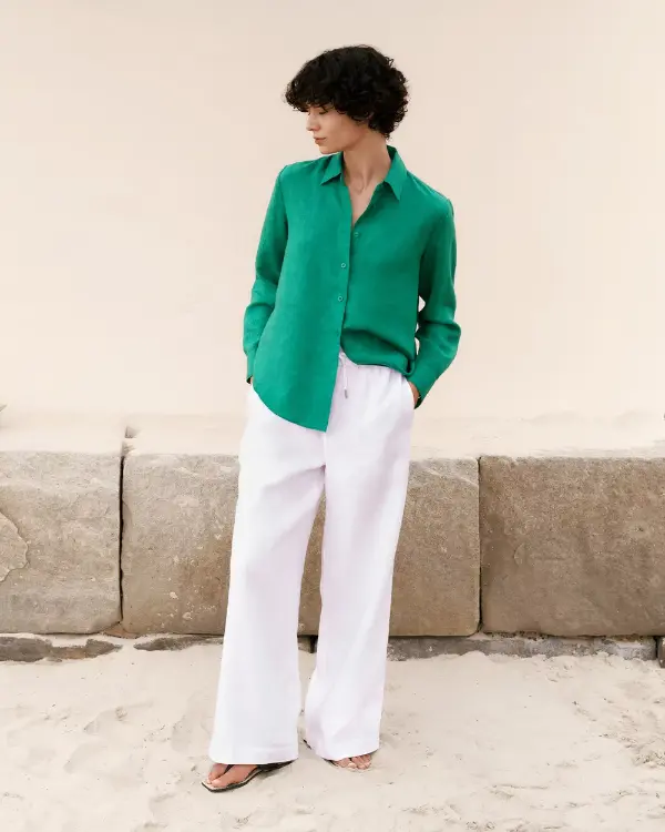 White Linen Pants Outfit Ideas That Feel Easy and Put-Together